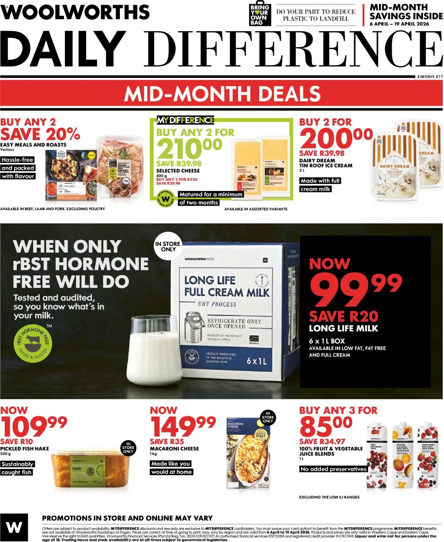Woolworths Daily Difference - Western Cape (06/04/2026 - 19/04/2026) Online