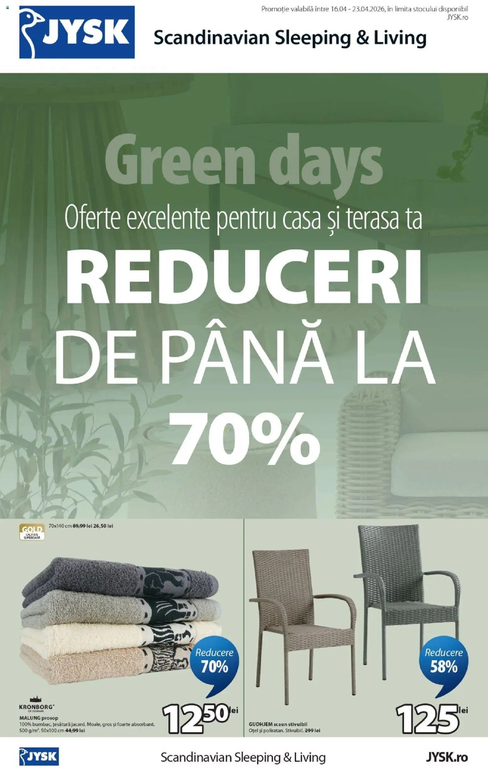 JYSK Catalog || Oferte de la 16.04.2026