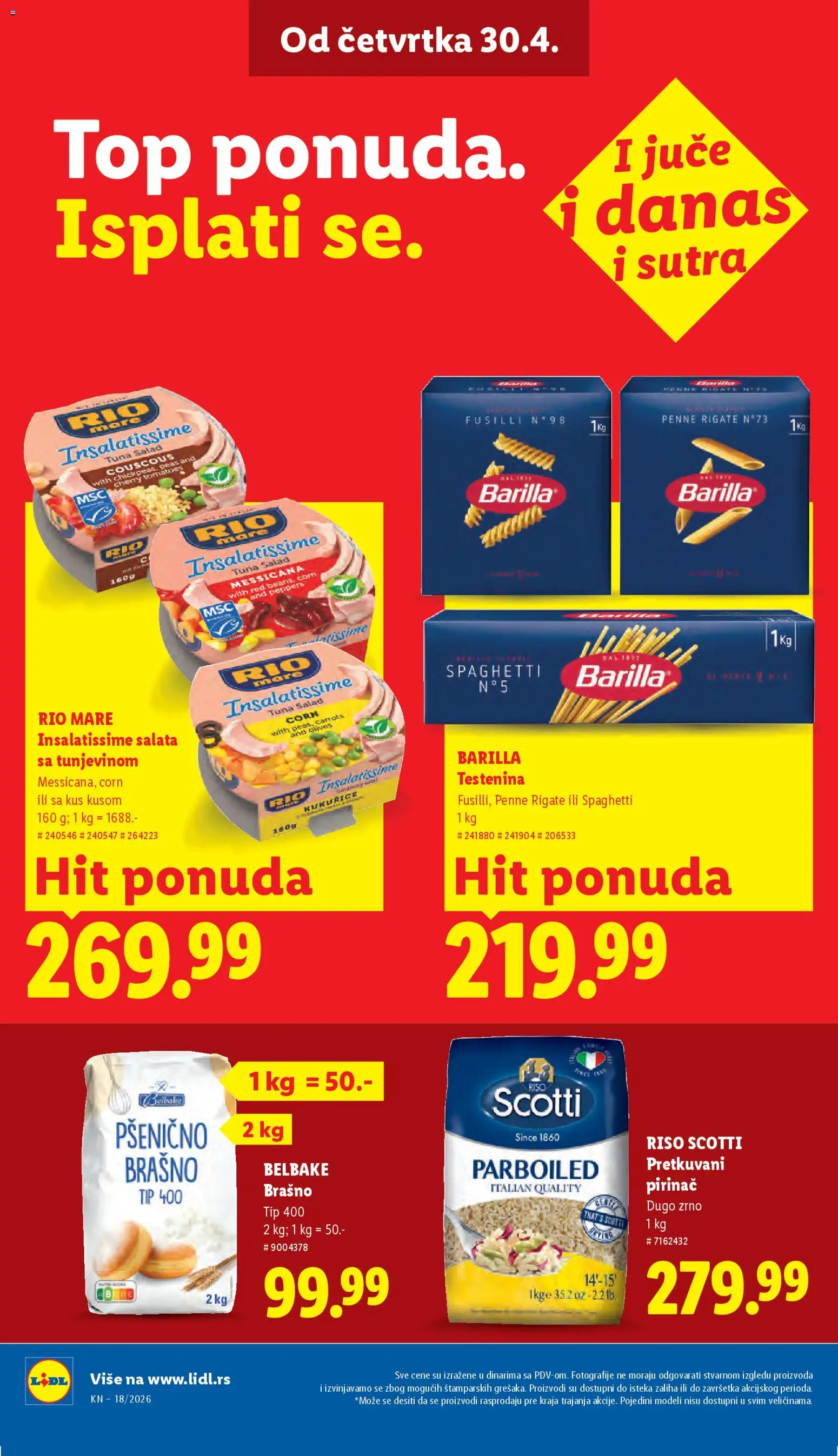 Lidl katalog - najnovije akcije od 30.04.2026