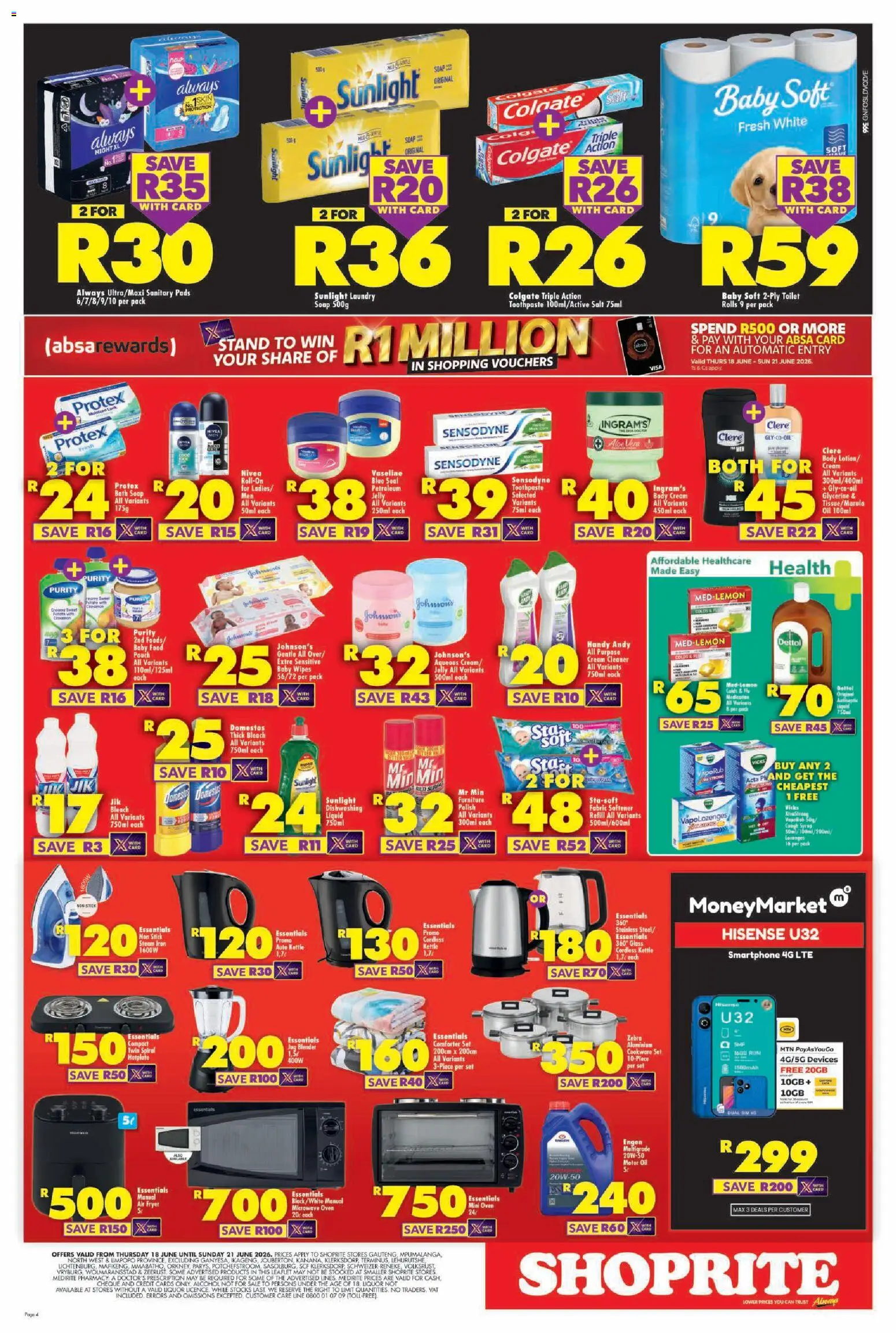 Shoprite - Gauteng - Big Red Weekend (18/06/2026 - 21/06/2026) → Catalogue
