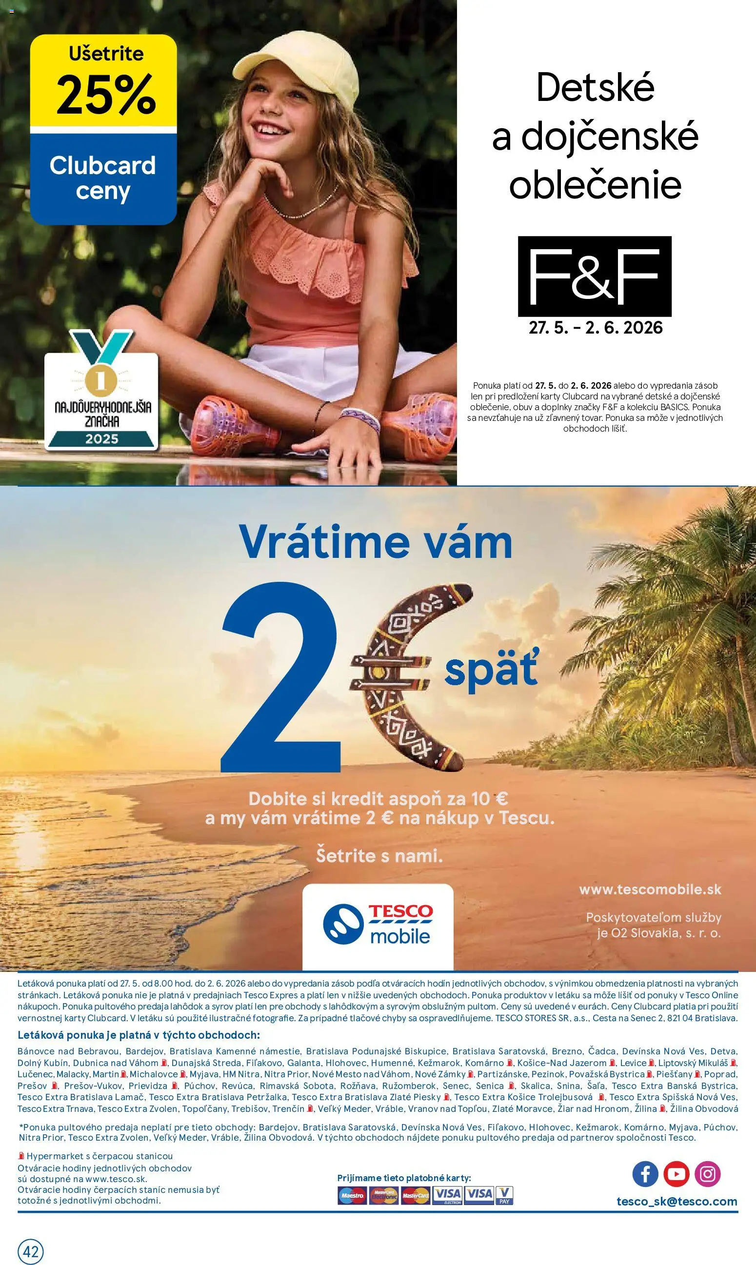 Tesco Hypermarket - leták od 27.05.2026 - Nová online akcia