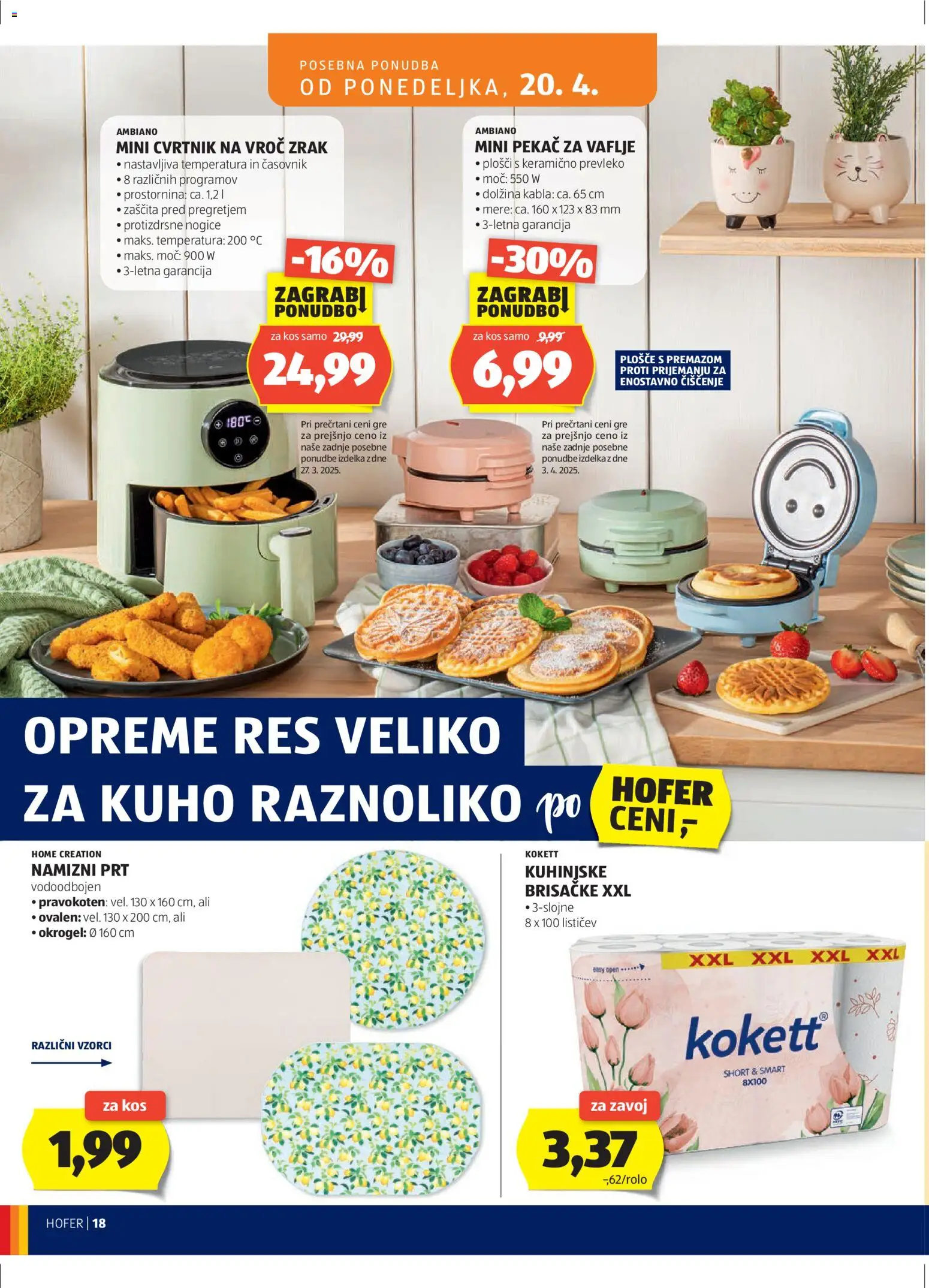Hofer Katalog novi od 15.04.2026 > prelistaj akcije