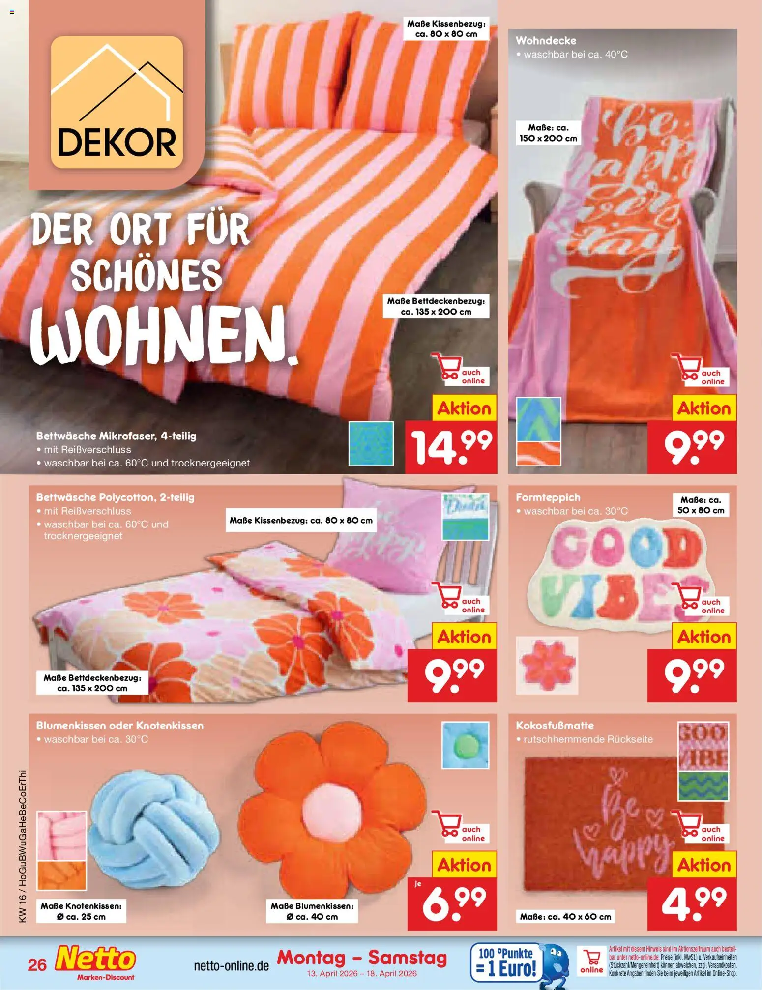 Elegantes Netto Bettwäsche Aktuell Bild