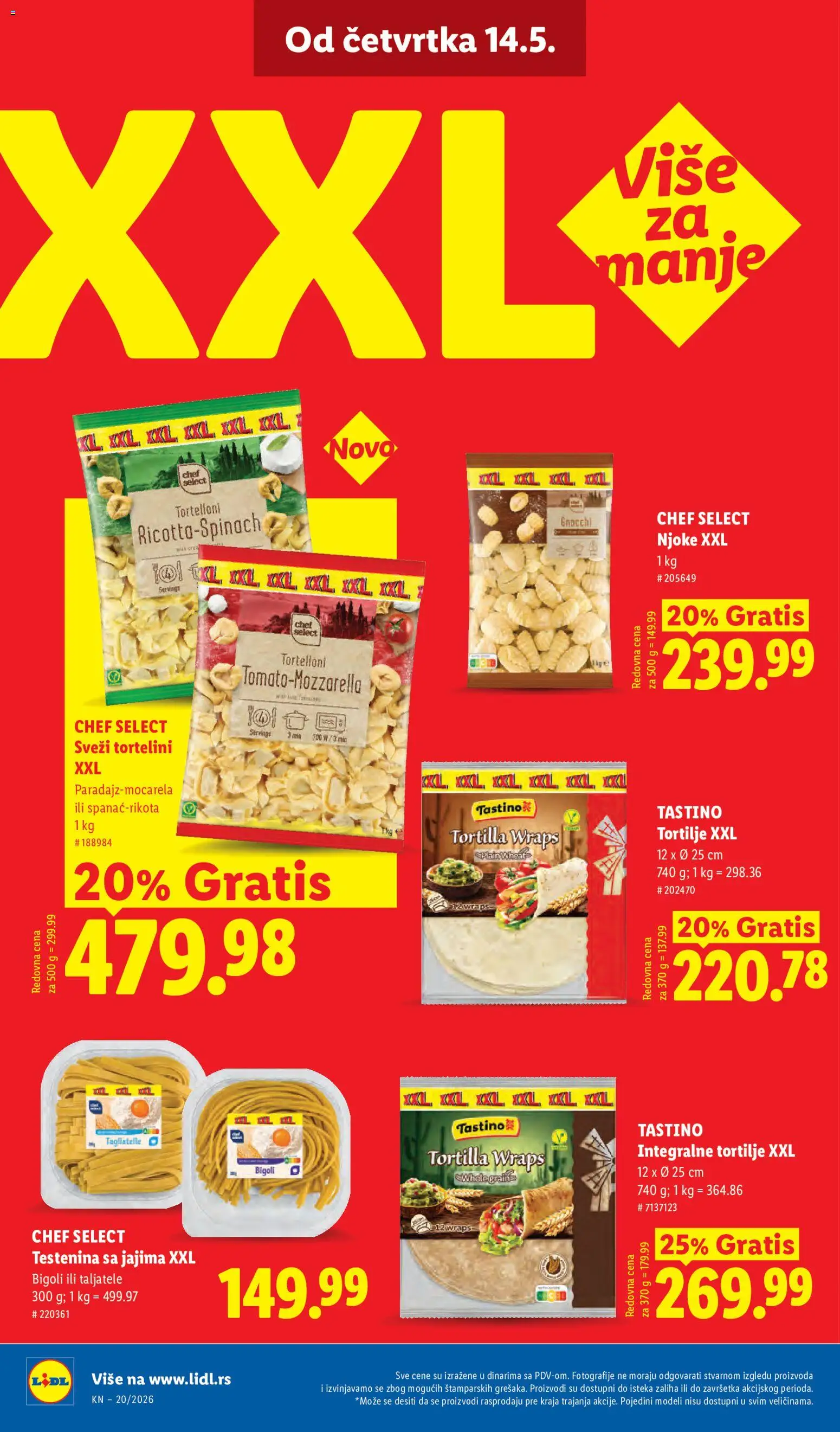 Lidl katalog - najnovije akcije od 14.05.2026