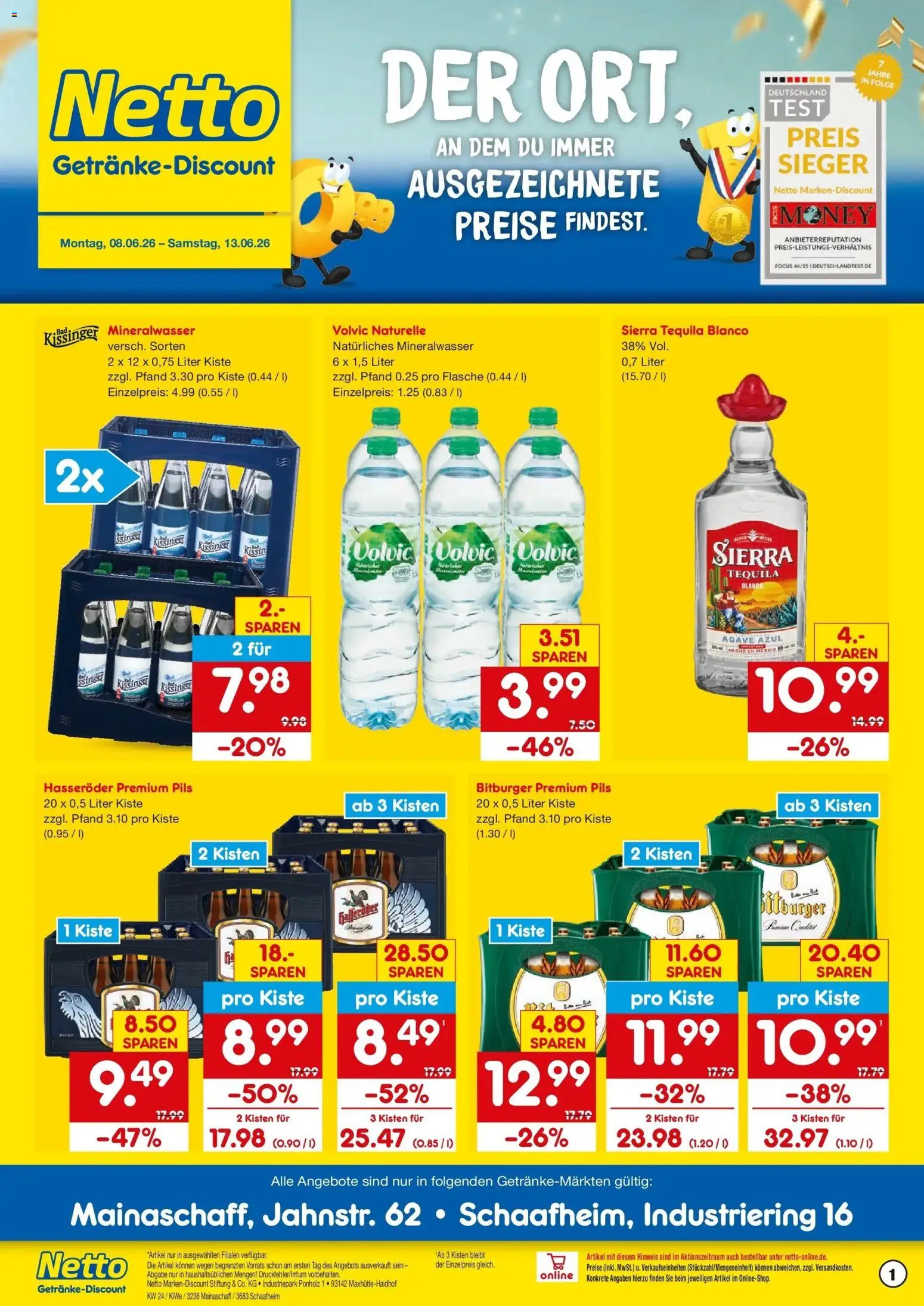 Netto Marken-Discount Prospekt Mainaschaff (ab 08.06.2026) » Angebote