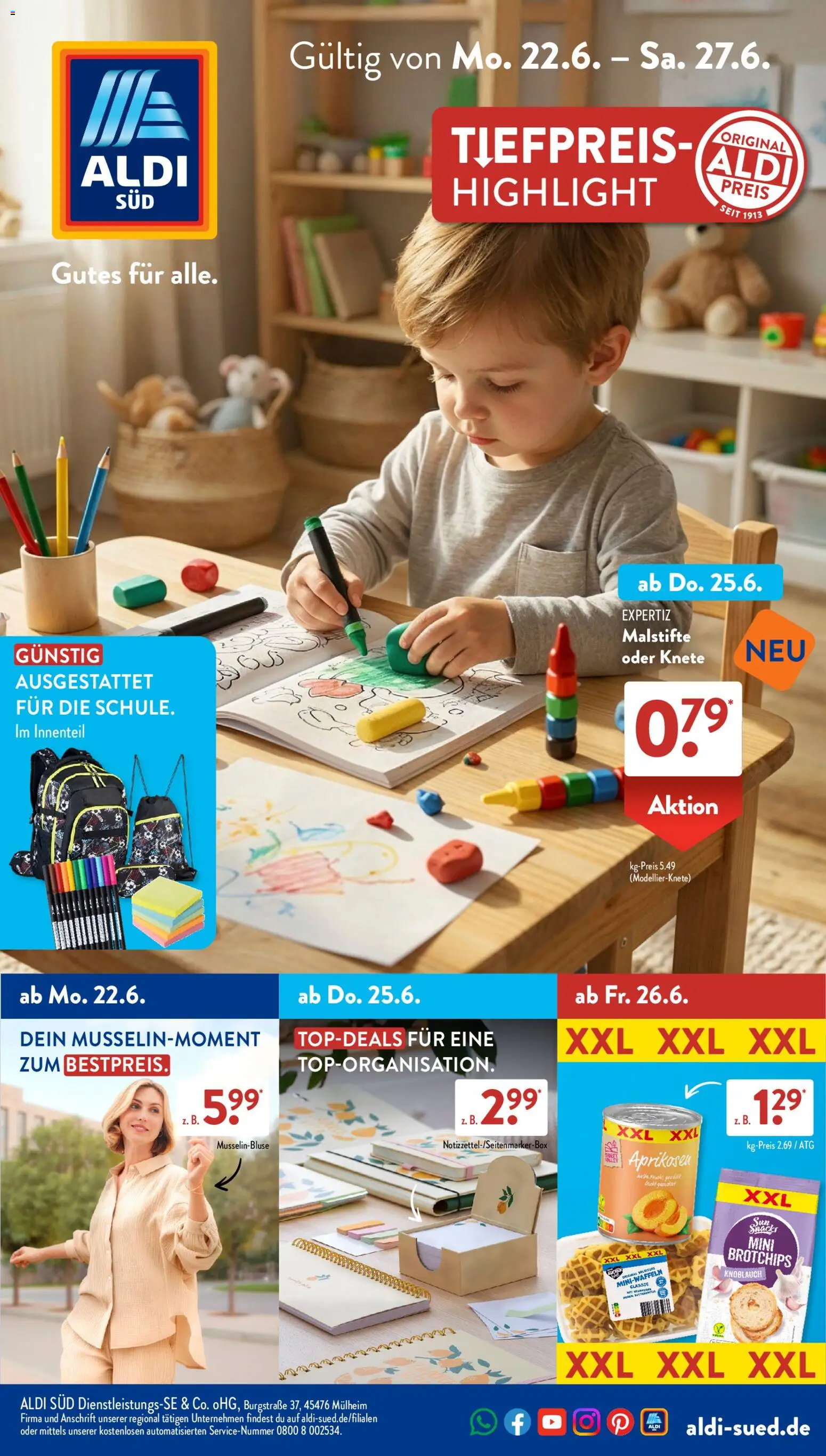 Aldi Süd Prospekt (ab 22.06.2026) zum Blättern