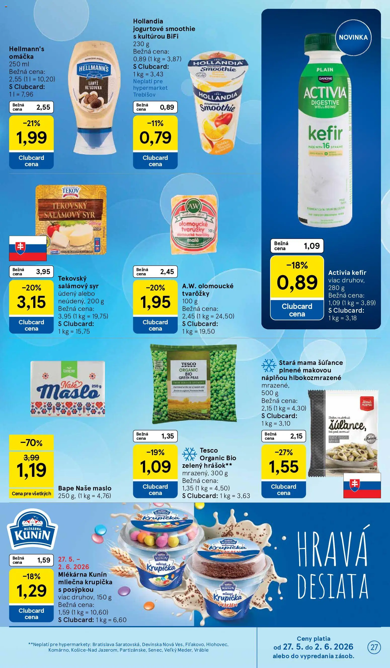 Tesco Hypermarket - leták od 27.05.2026 - Nová online akcia
