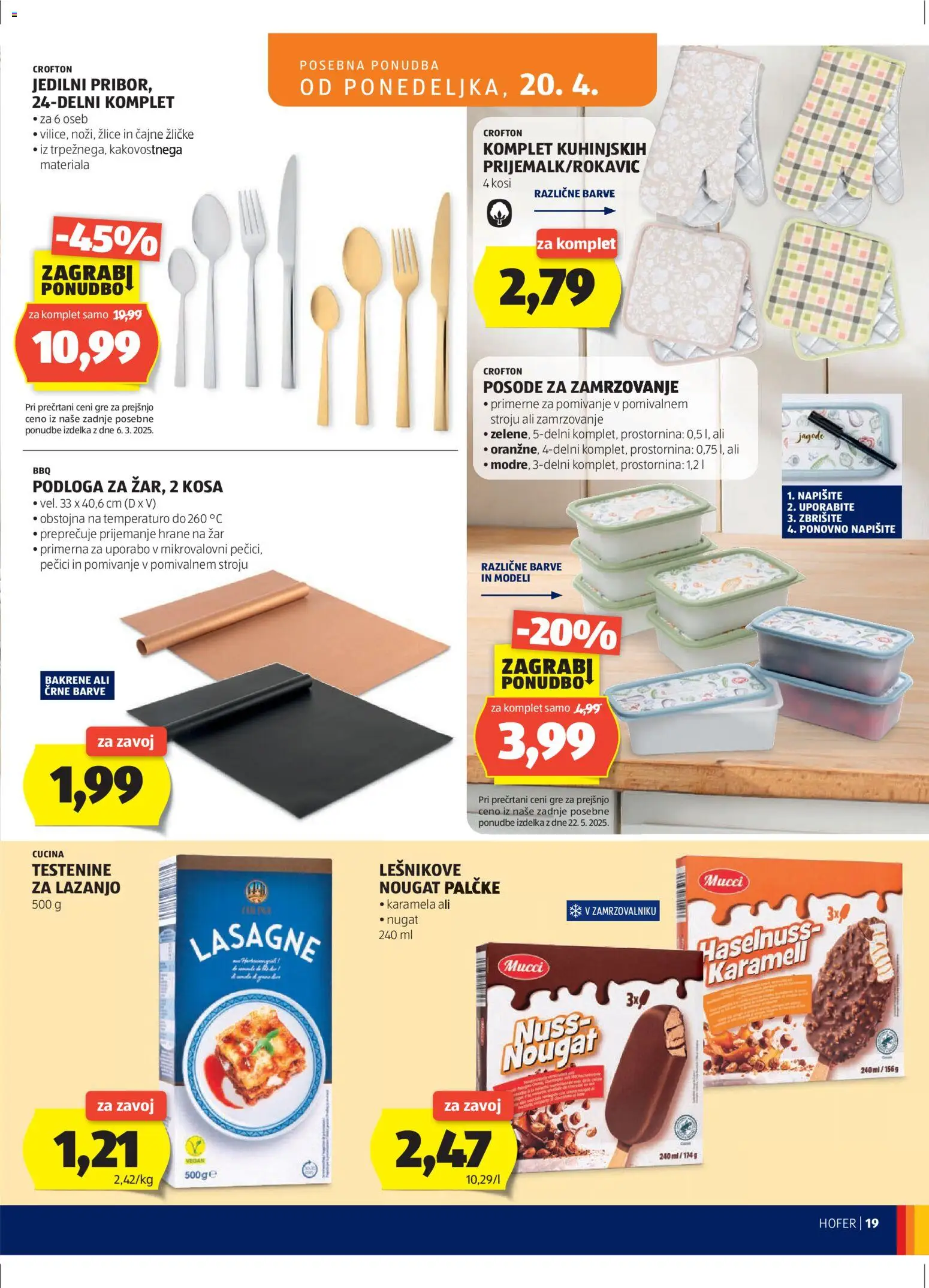 Hofer Katalog novi od 15.04.2026 > prelistaj akcije